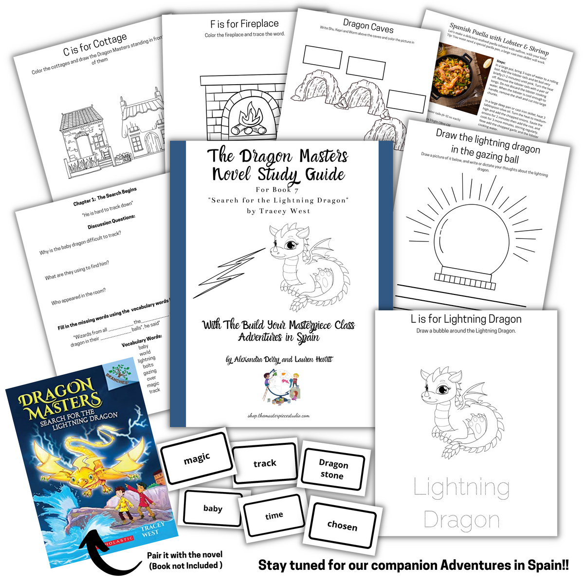 The Dragon Masters Novel Study Guide: Book 7 "Search for the Lighting ...