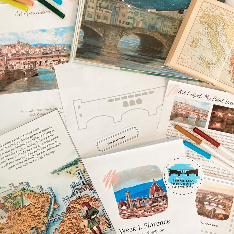 Adventures in Florence 3 Week Unit Study Bundle - Architects + Artists ...