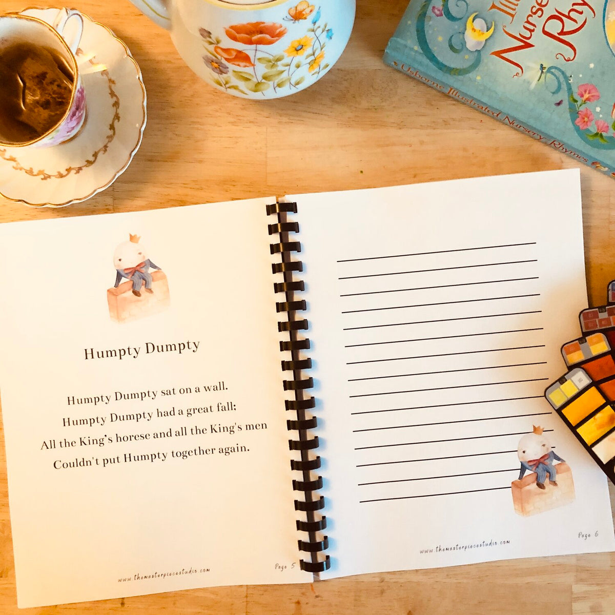 Classic Nursery Rhymes Writing Journal for Kids - 3rd Edition – The ...