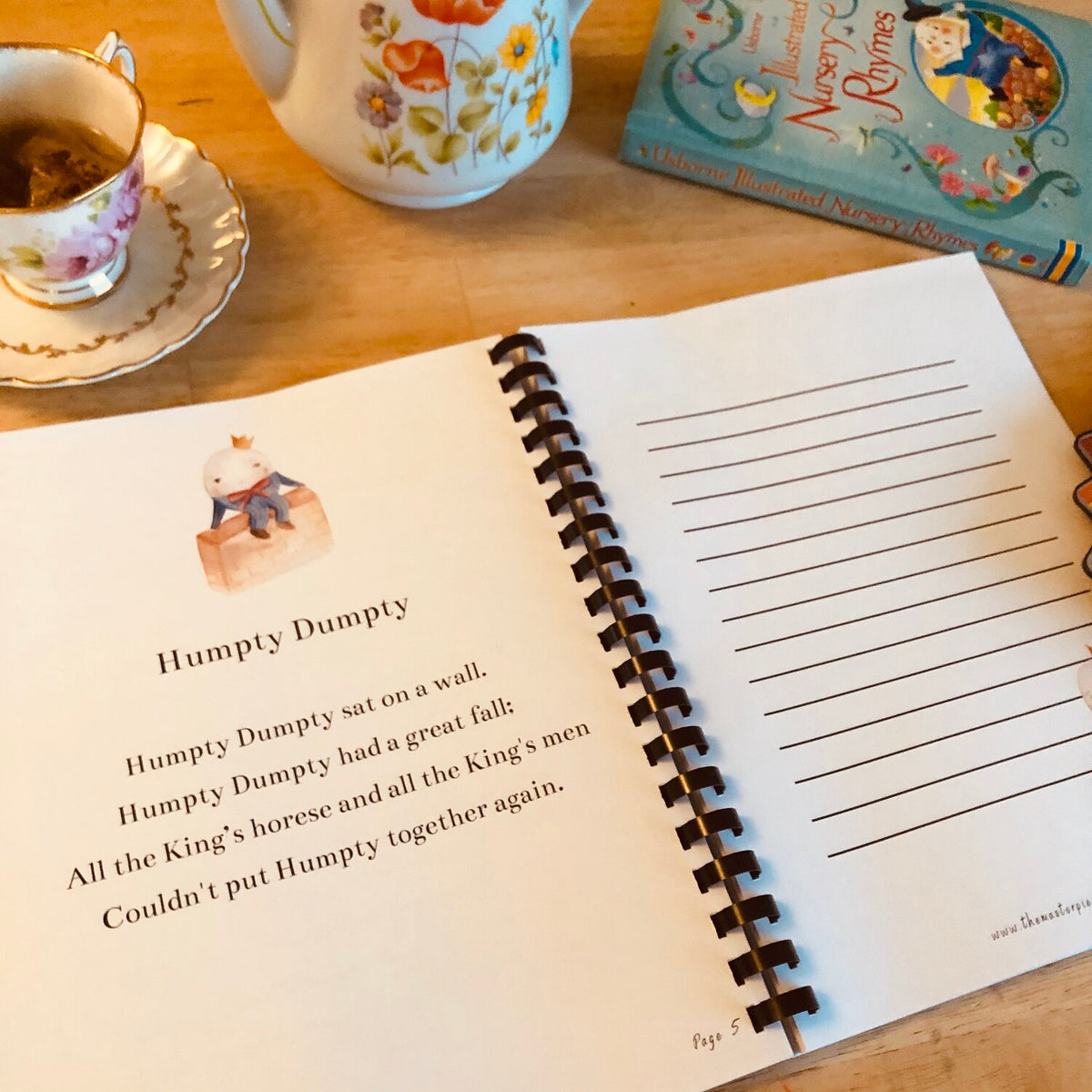Classic Nursery Rhymes Writing Journal for Kids - 3rd Edition – The ...