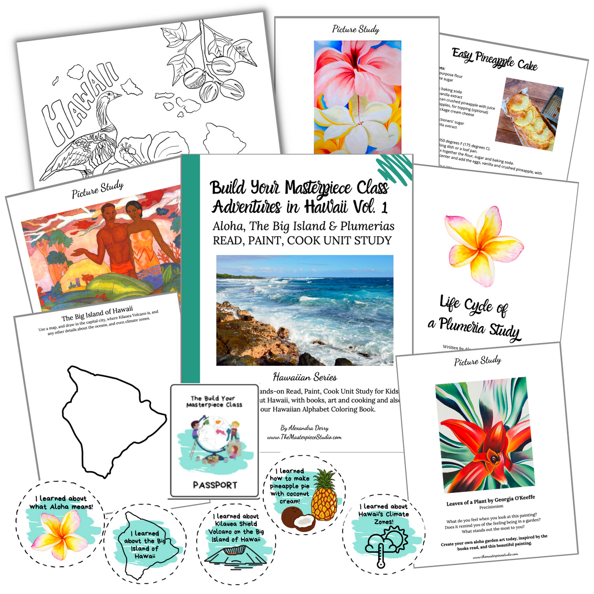 Adventures in Hawaii Unit Study BUNDLE – The Masterpiece Studio
