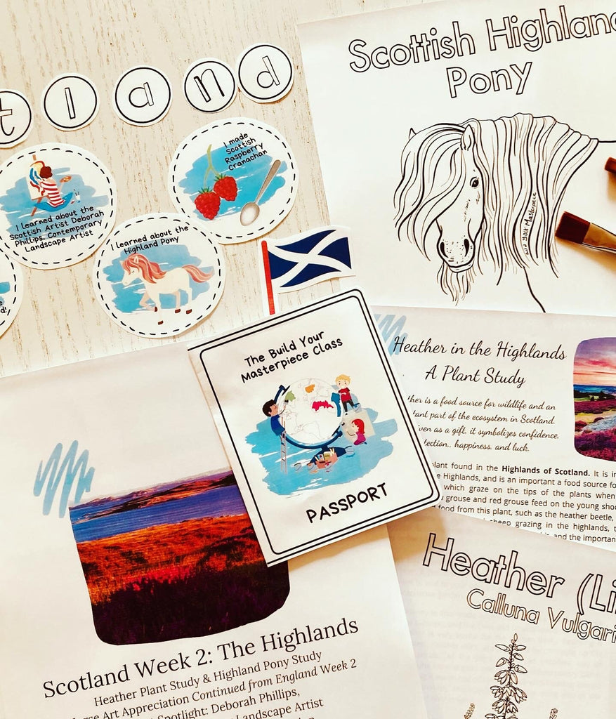Adventures in Scotland - 3 Week Unit Study Bundle - Great Britain Seri ...