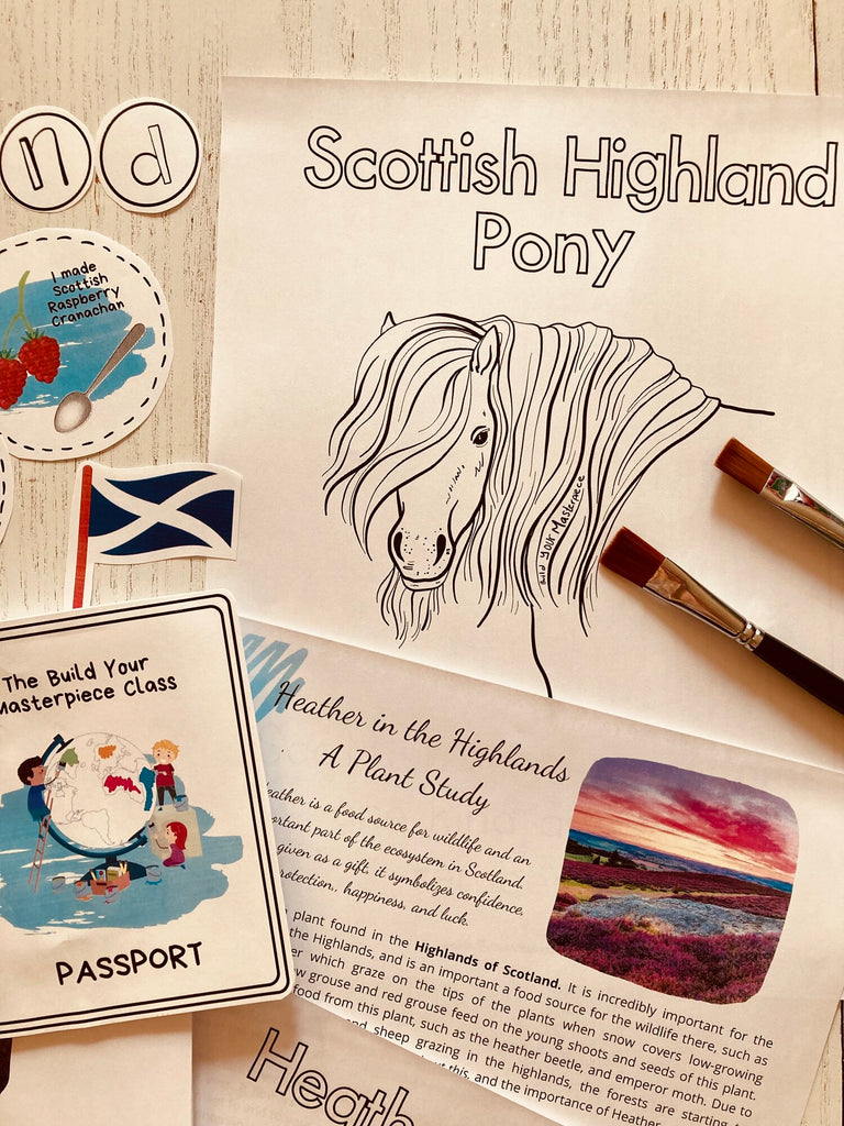Adventures in Scotland - 3 Week Unit Study Bundle - Great Britain Seri ...