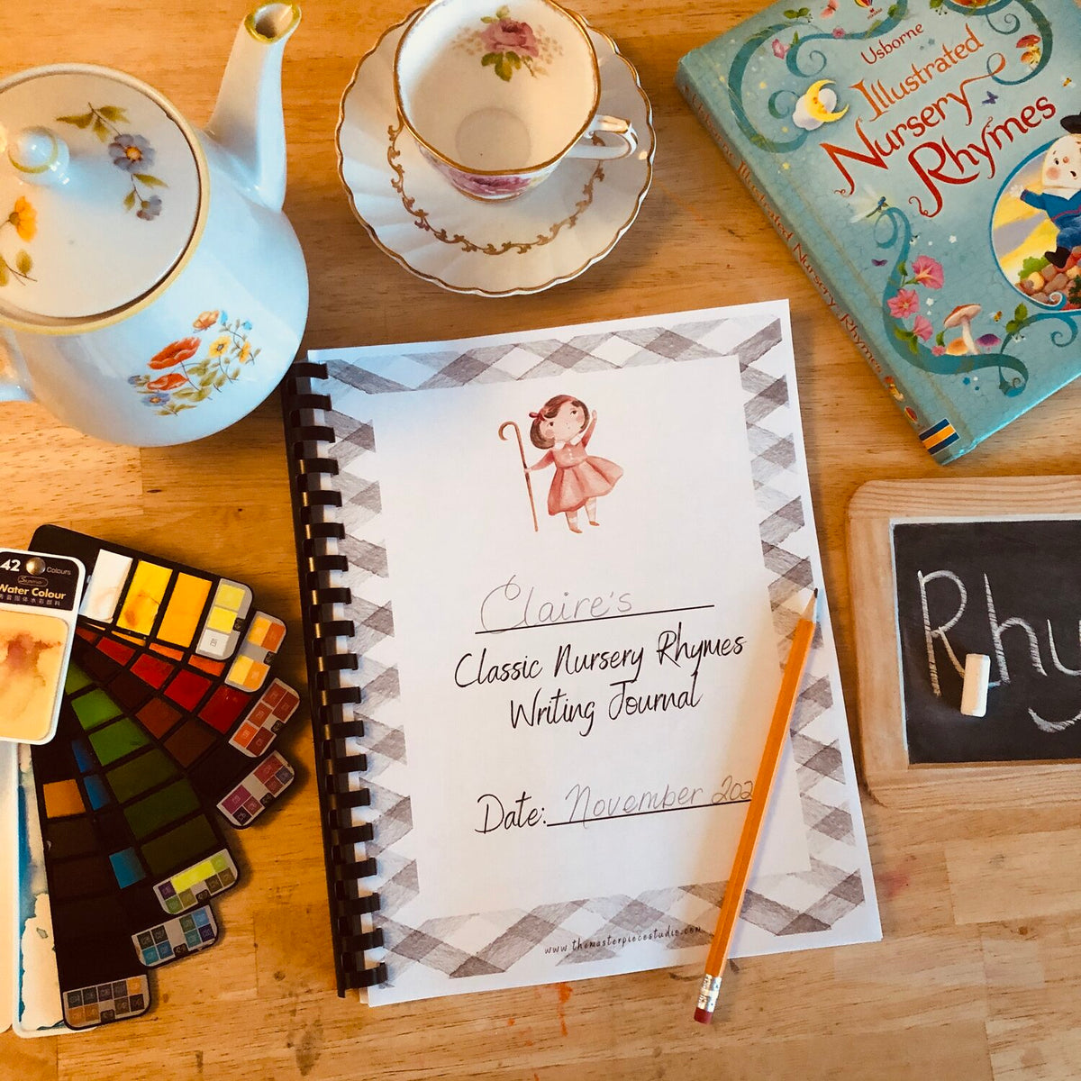 Classic Nursery Rhymes Writing Journal for Kids - 3rd Edition – The ...